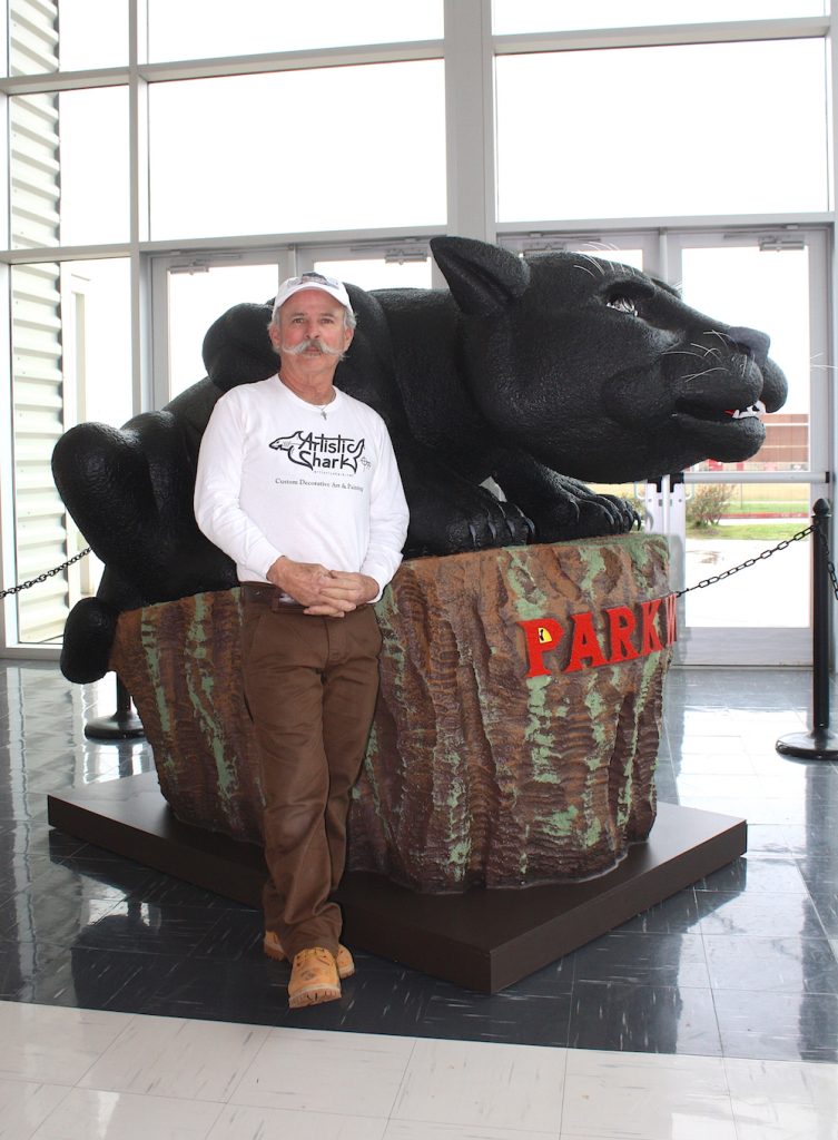 This Artist has Completed Over 80 Art Projects in Bossier and he isn’t ...